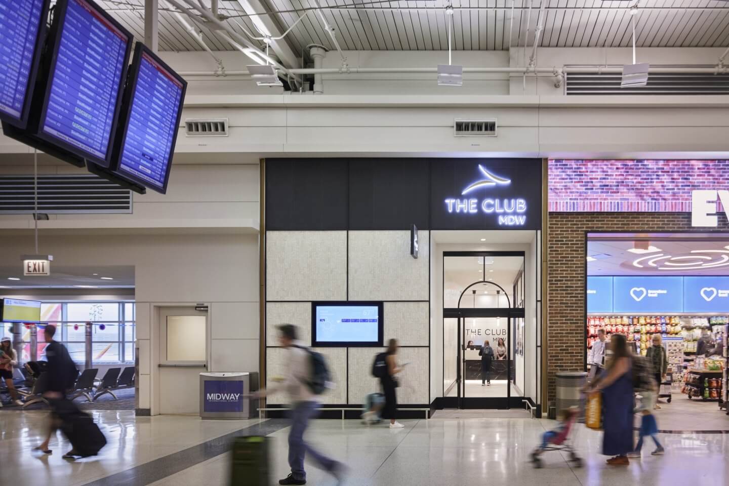 The Club MDW at Chicago Midway International Airport | Corgan