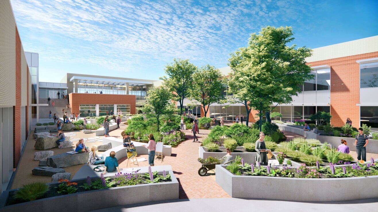 Calhoun Middle School Renovations, Denton ISD | Corgan