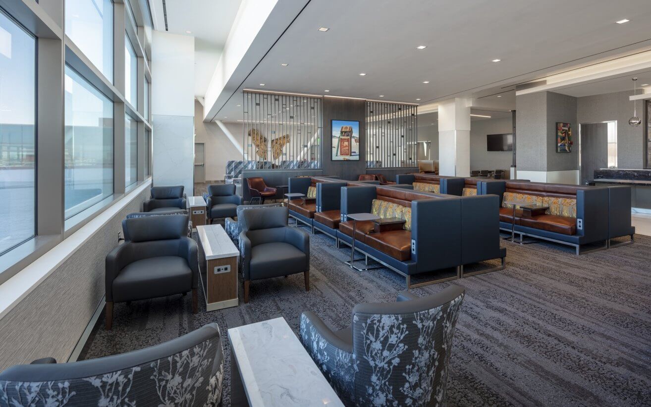 Delta Sky Club at Salt Lake City Airport | Corgan