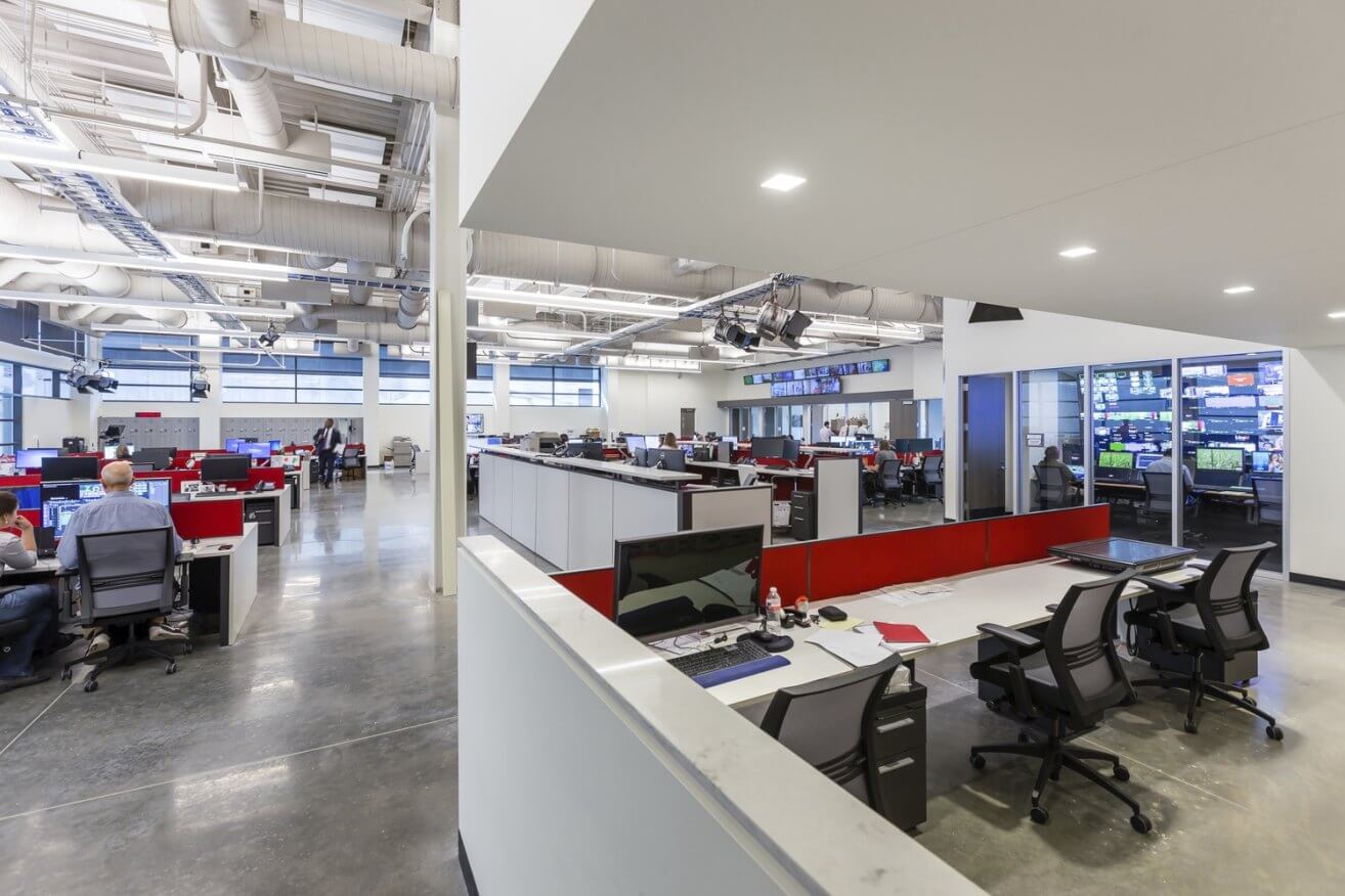 KPRC Graham Media Next Generation Broadcast Studio | Corgan