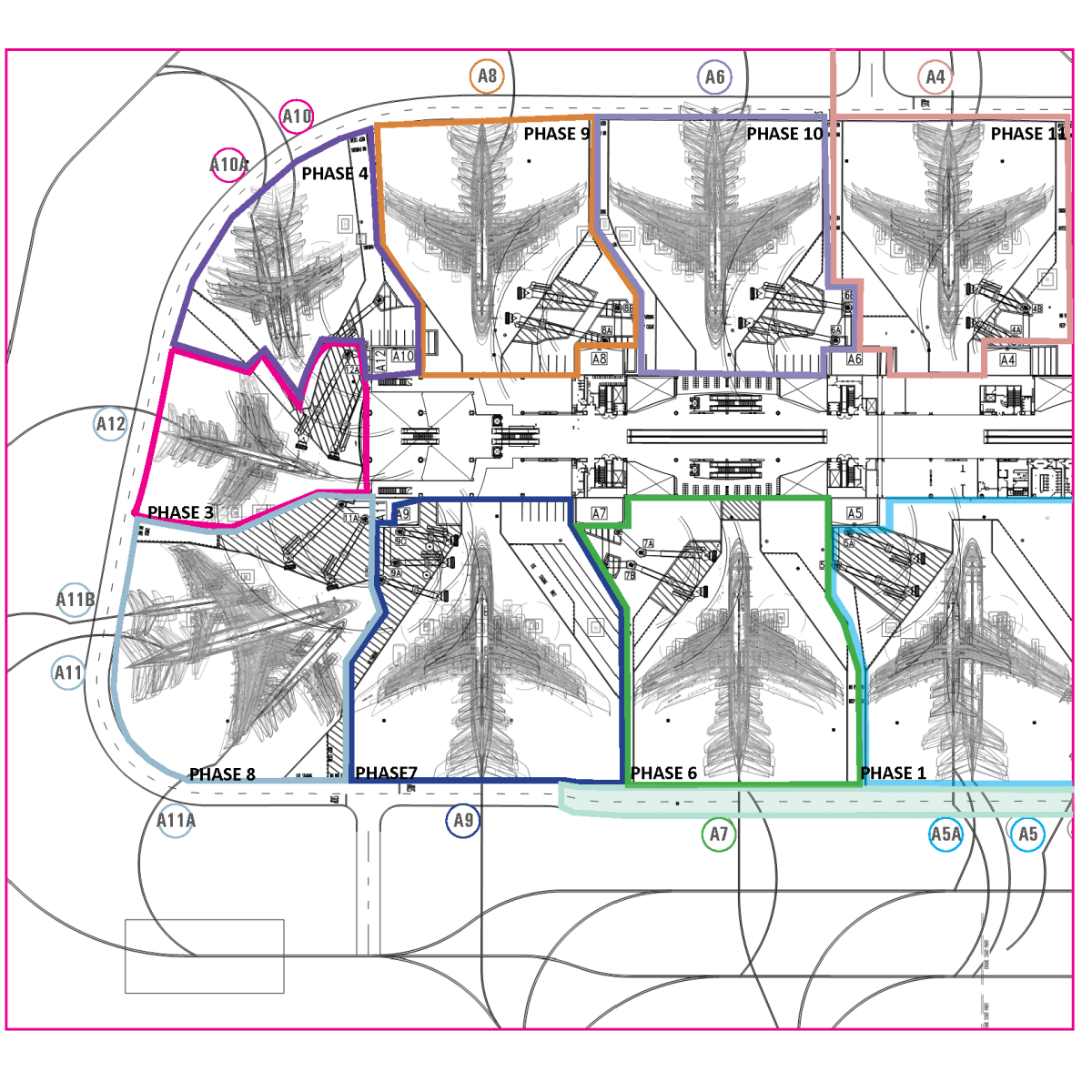 SFO Boarding Area A Enhancements | Corgan