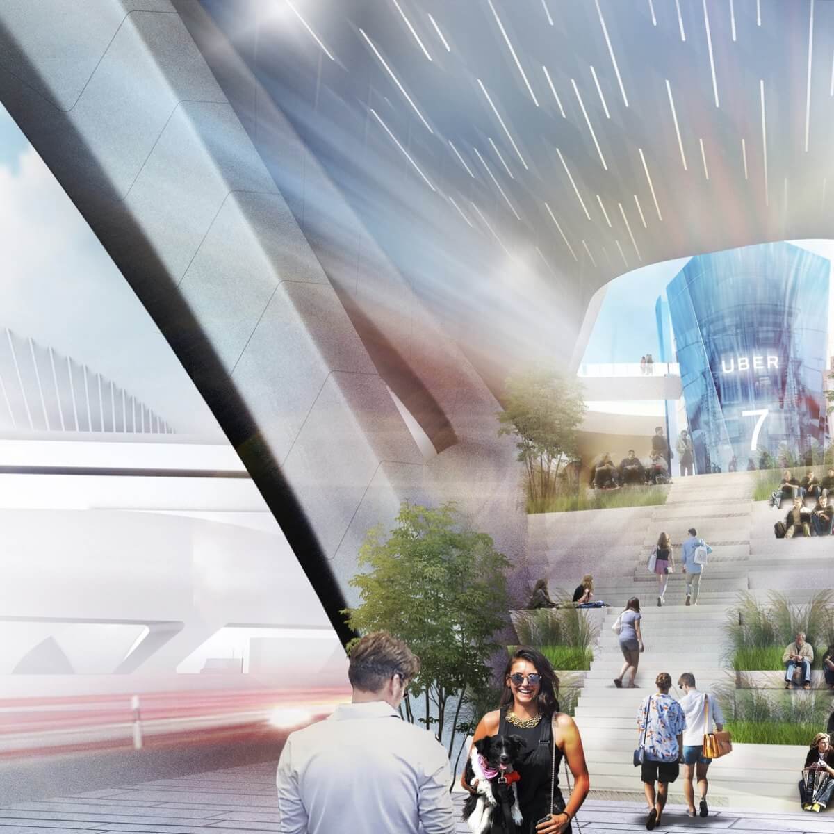 Uber Mega Skyport Concept Design | Corgan