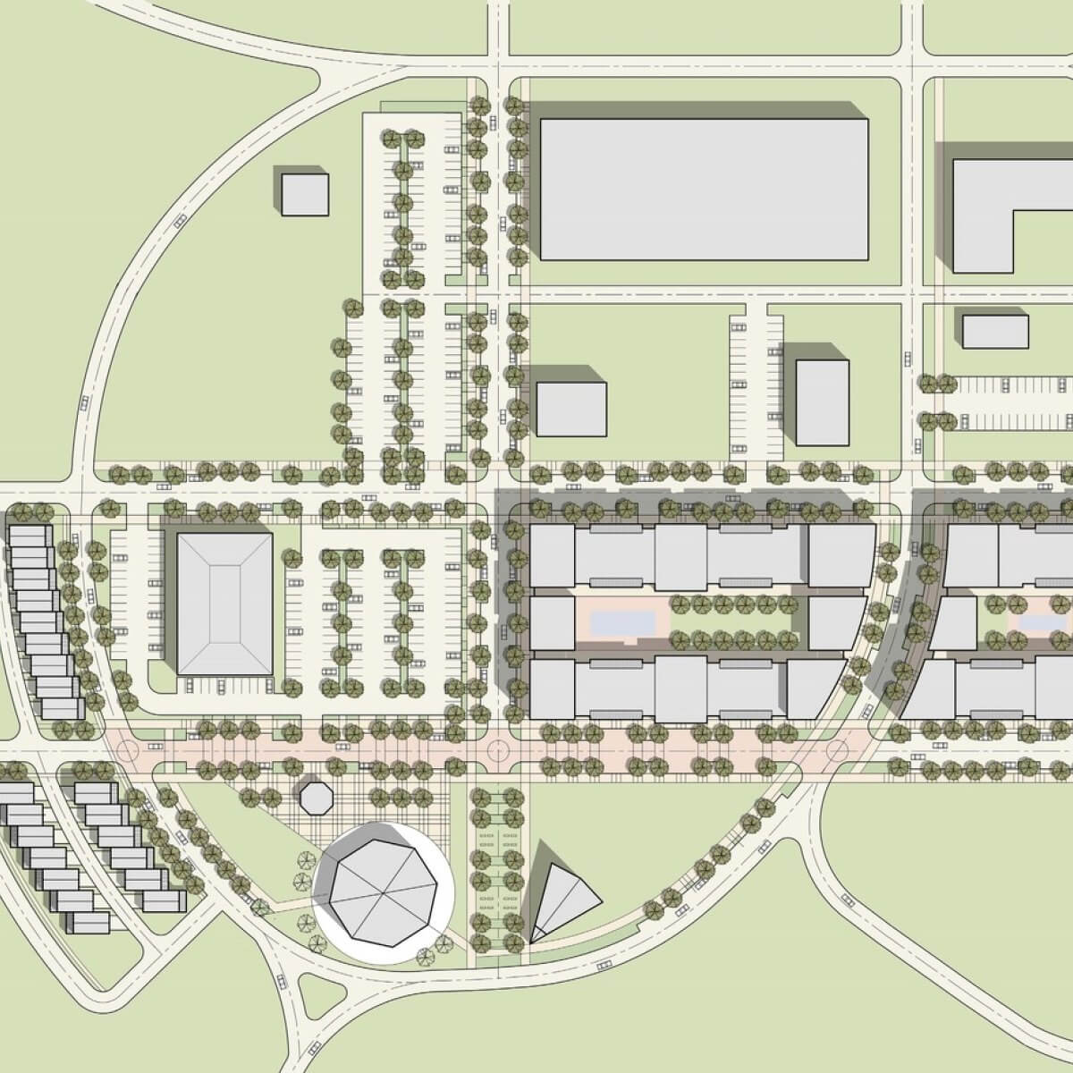 Waxahachie Mixed-use Development Master Plan | Corgan