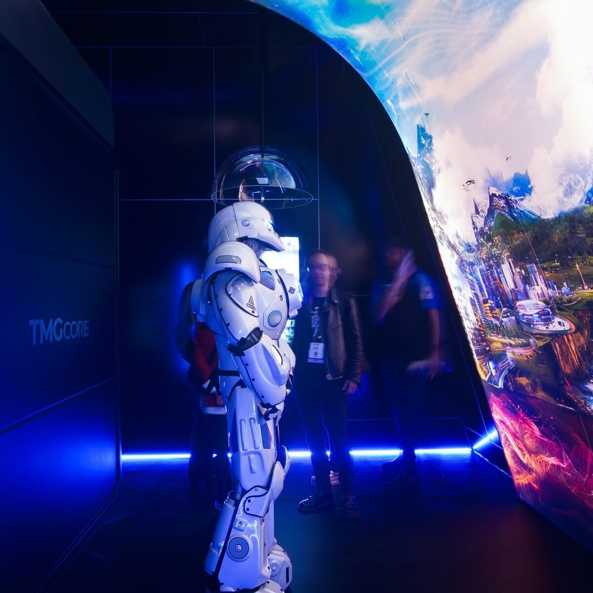 TMGcore Booth | Corgan