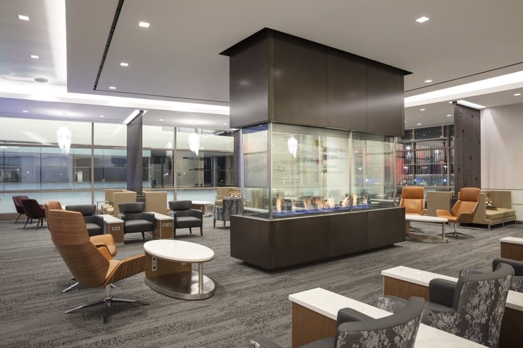 Delta Sky Club at Salt Lake City Airport | Corgan